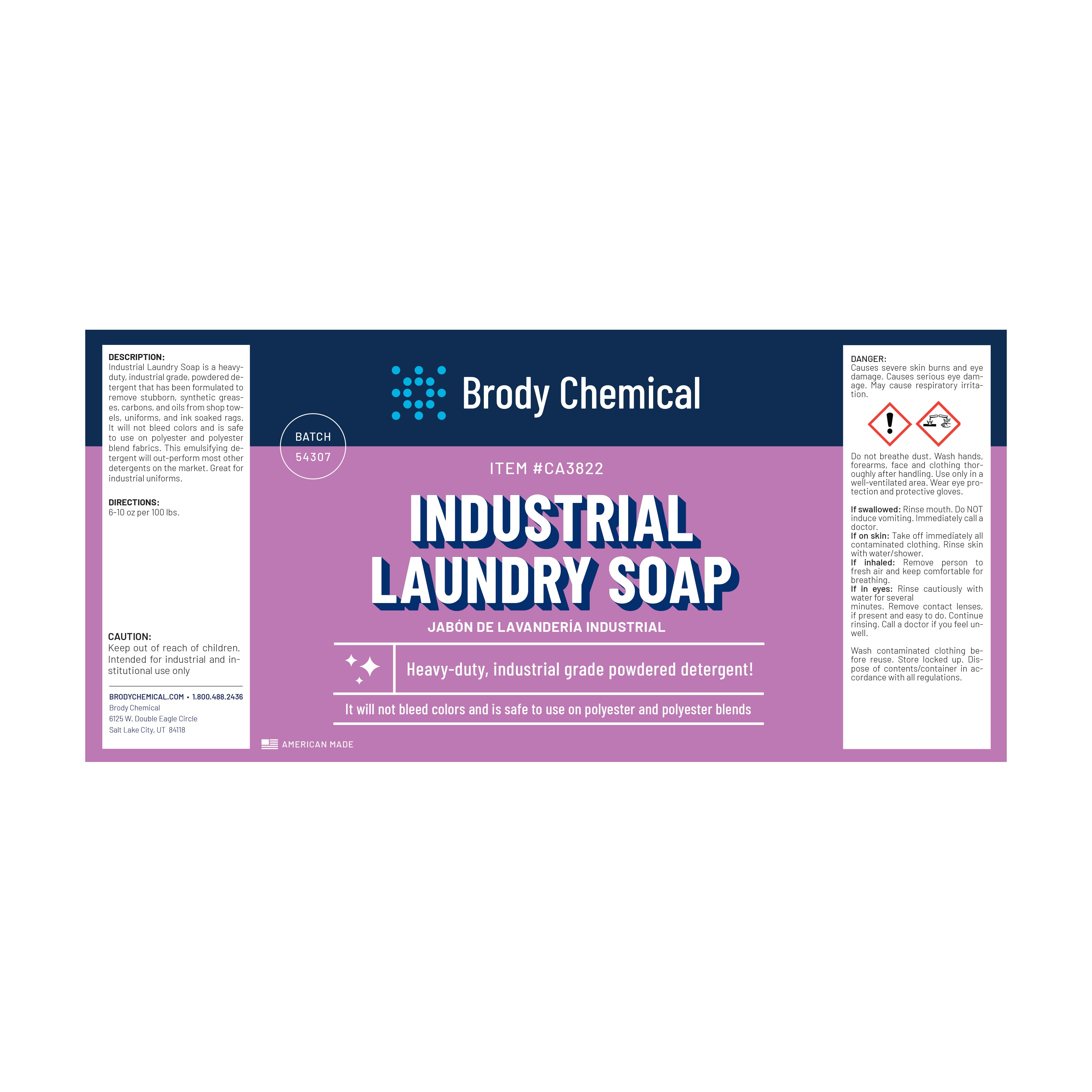 INDUSTRIAL LAUNDRY SOAP – Brody Chemical