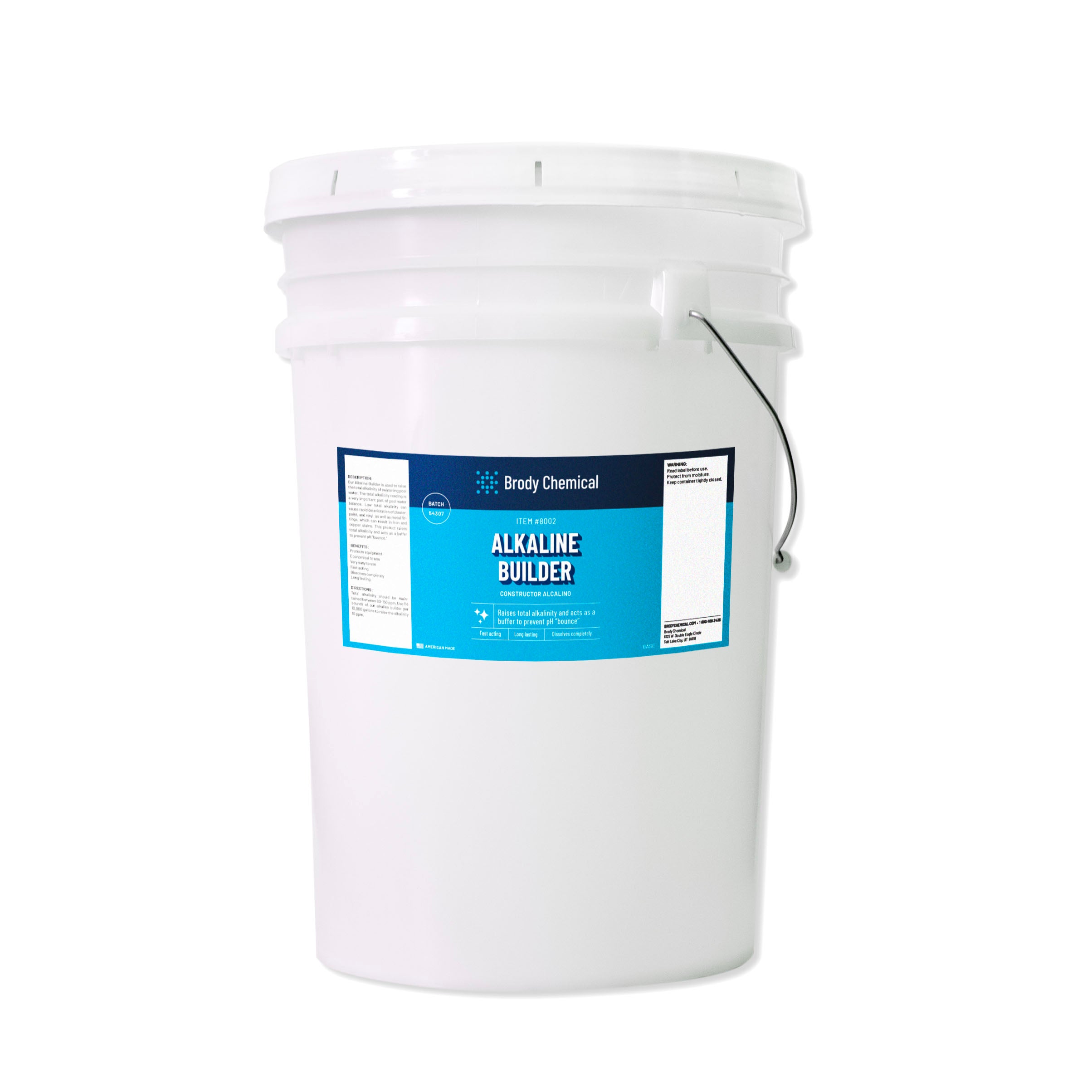 ALKALINE BUILDER - Increaser alkalinity for swimming pools – Brody Chemical