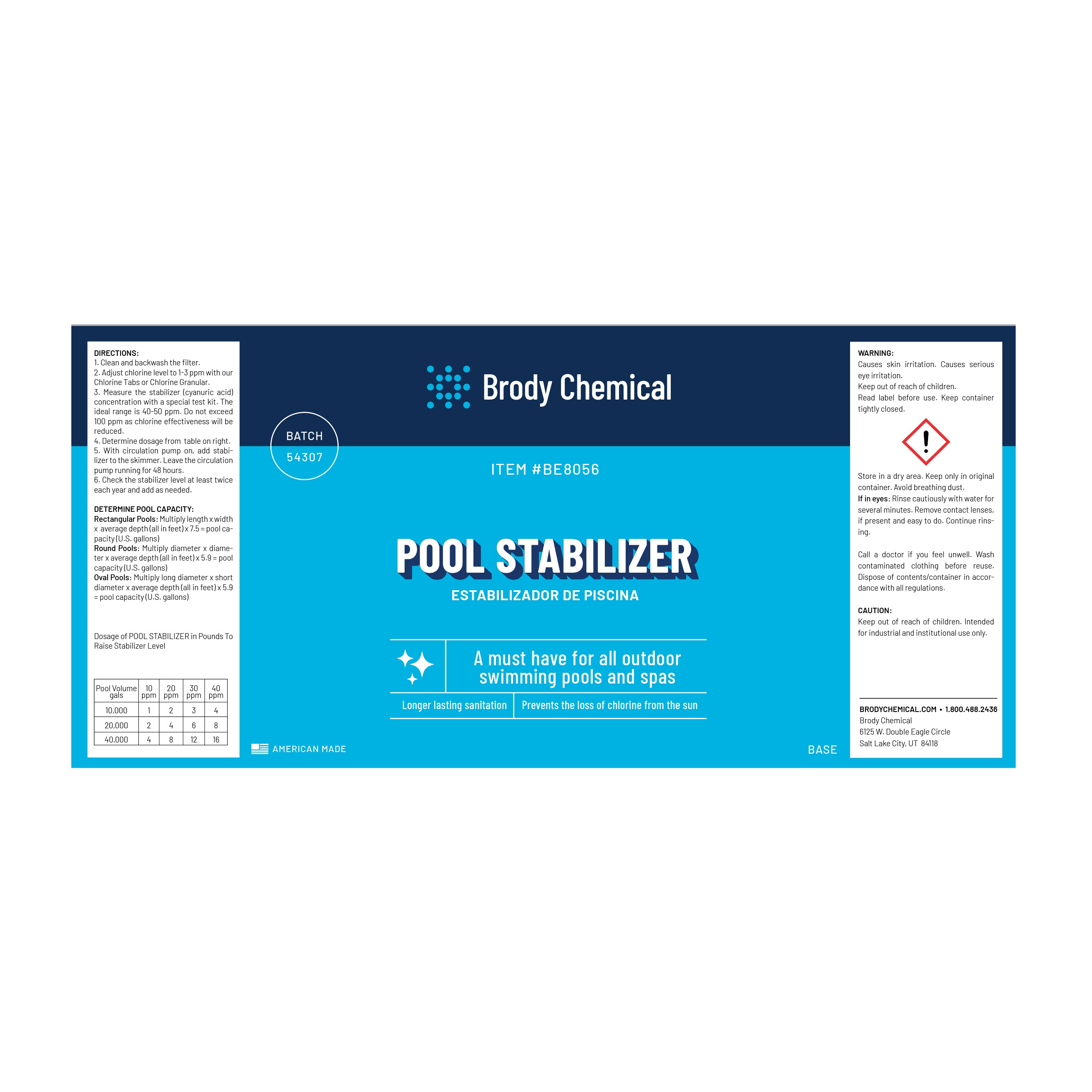 Pool Stabilizer Cyanuric Acid | Brody Chemical