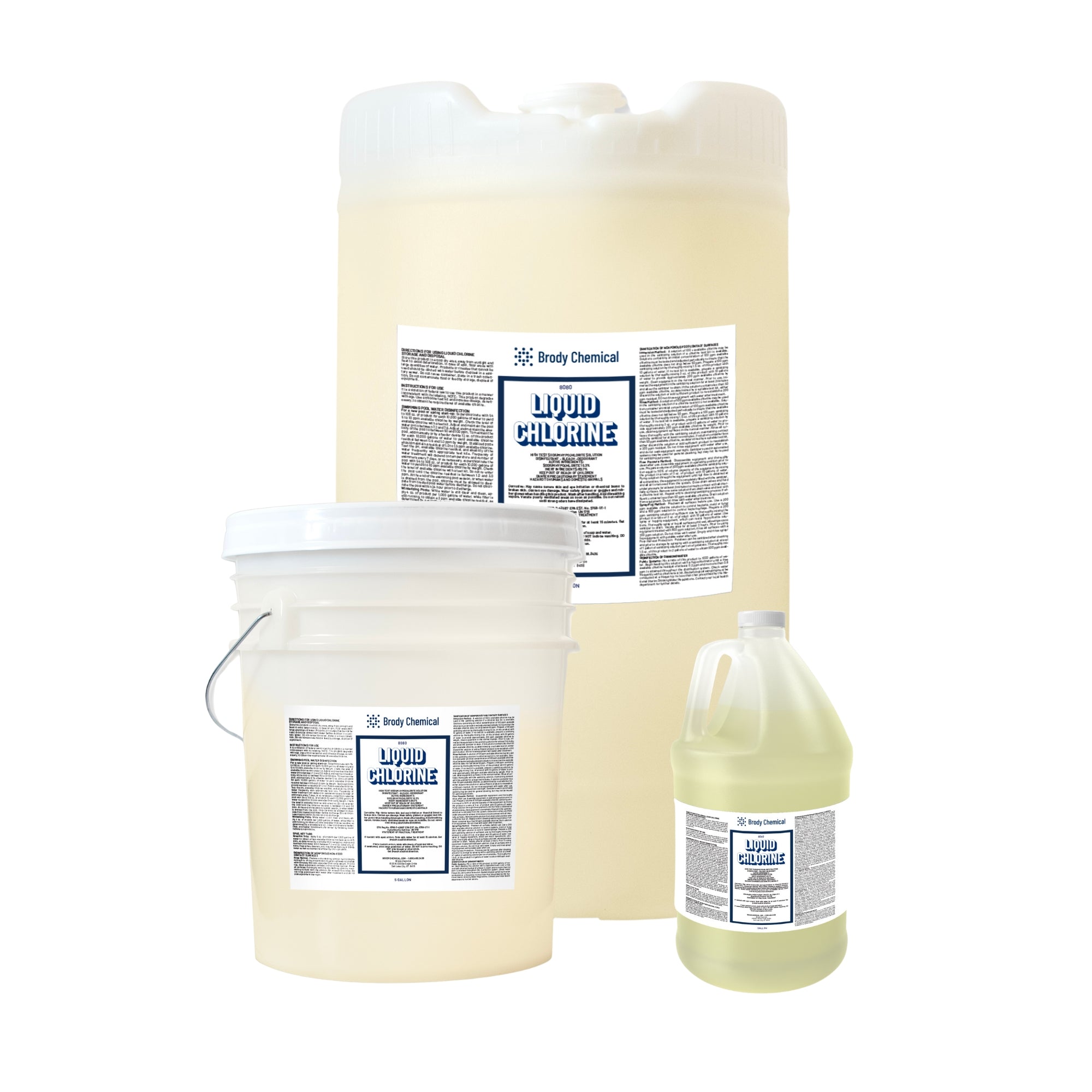 LIQUID CHLORINE - Eliminates bacteria and fungi – Brody Chemical